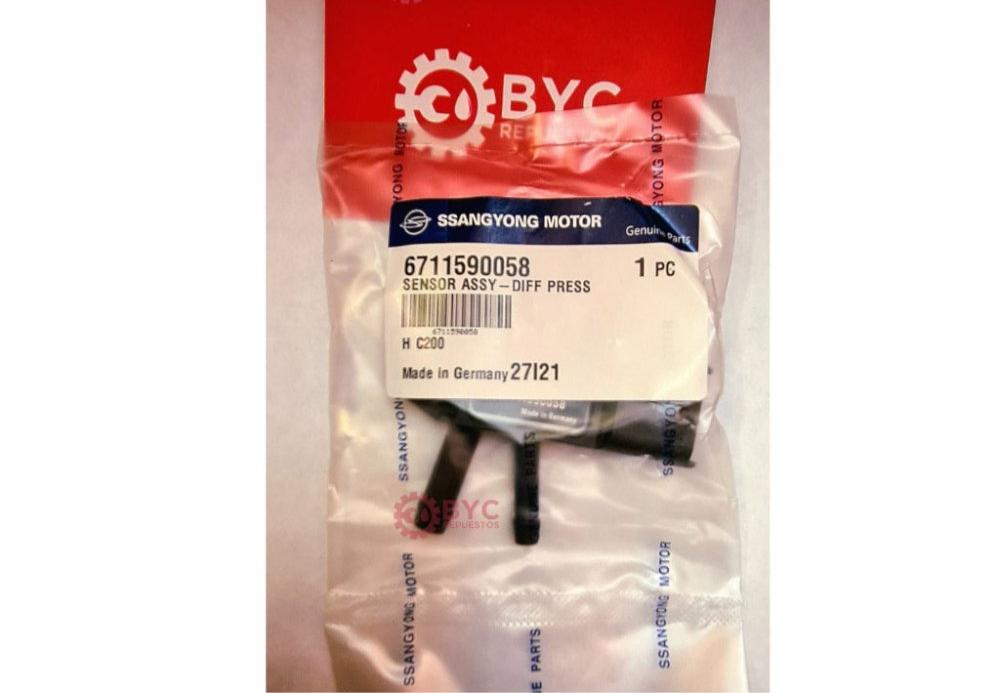Sensor de presión de multiple-dpf SsangYong new ACTYON Rexton Stavic K ...