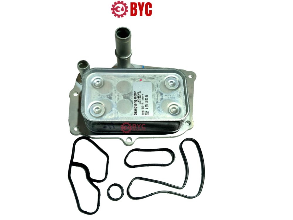 Enfriador de aceite+oring"s SsangYong ACTYON Stavic Korando,Rexton 2.0 ...
